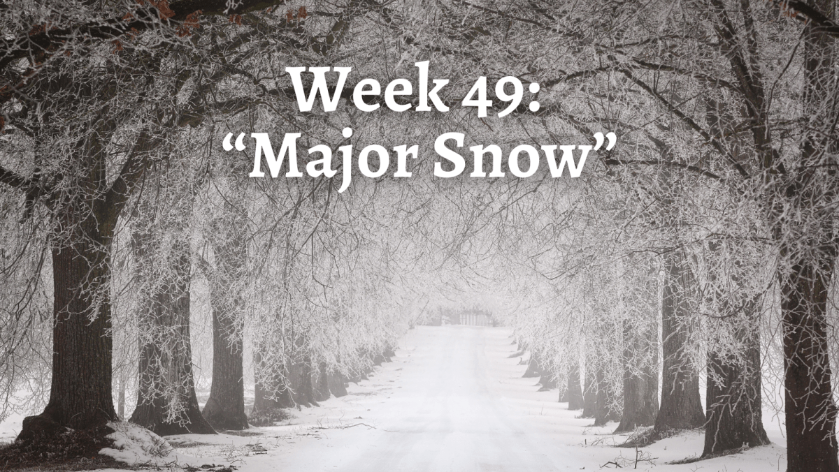 Week 49: “Major Snow” – SeasonWords.com